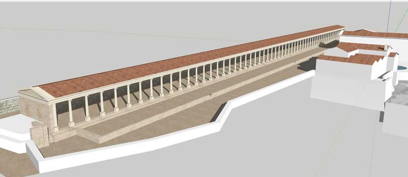 Le Gymnase - Zone Archéologique de Delphes