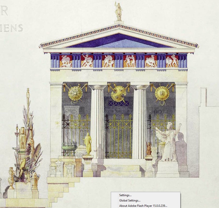 Le Trésor des Athéniens - Zone Archéologique de Delphes