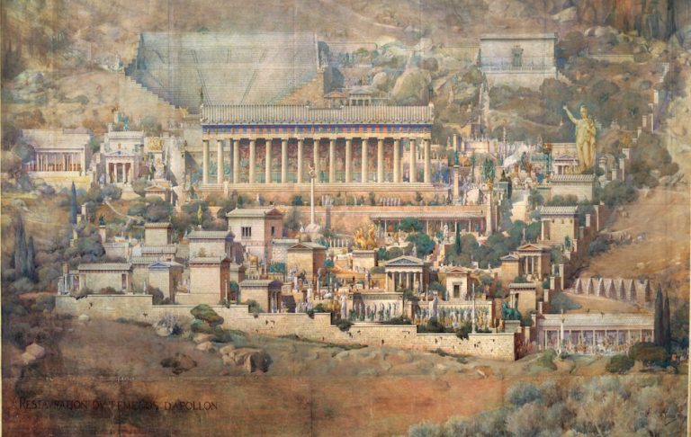 Sphinx of the Naxians - Archaeological Site of Delphi